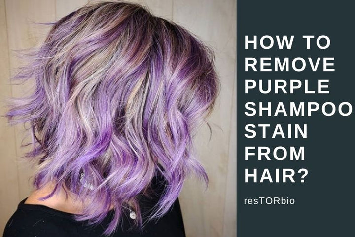 ¿Cómo quitar la mancha morada de champú del cabello? Mira mis consejos